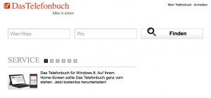 Das Telefonbuch Online 2013 | 3typen